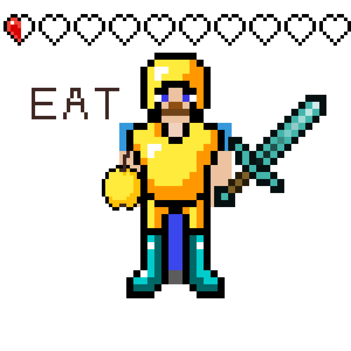 Pixilart - Minecraft noob by Gavin-1234