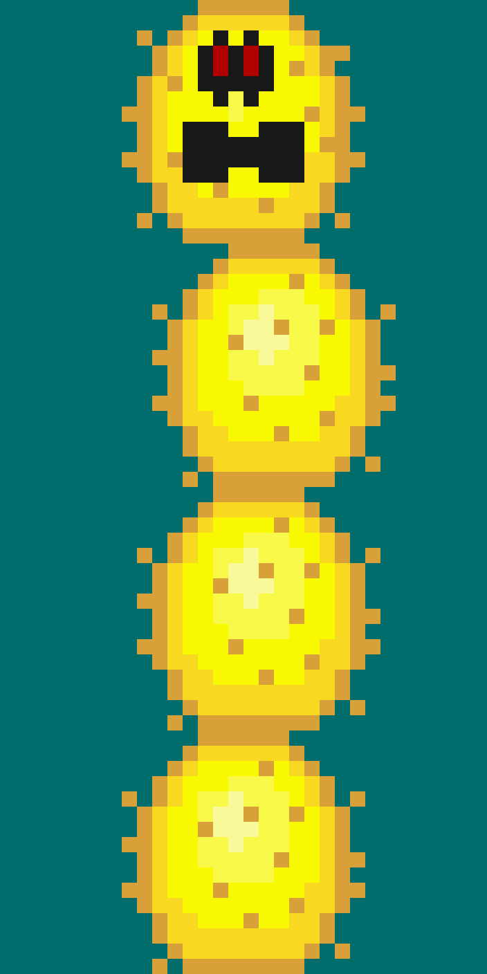 Mario Pokey Pixel Art