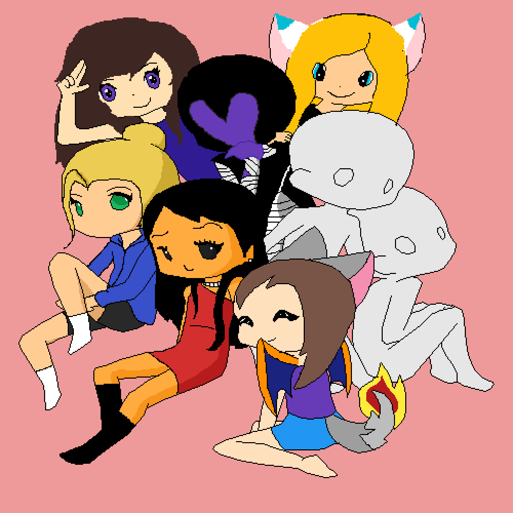 Pixilart - Pxilart crew! by Mbwolf