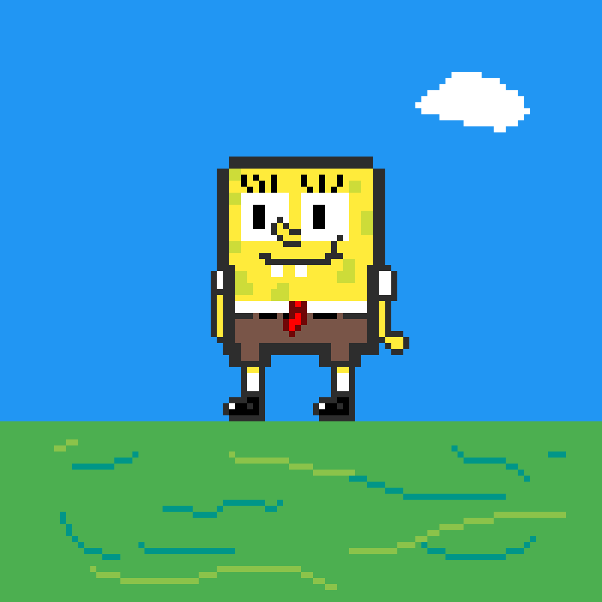 Pixilart - spongebob by realSk3tch