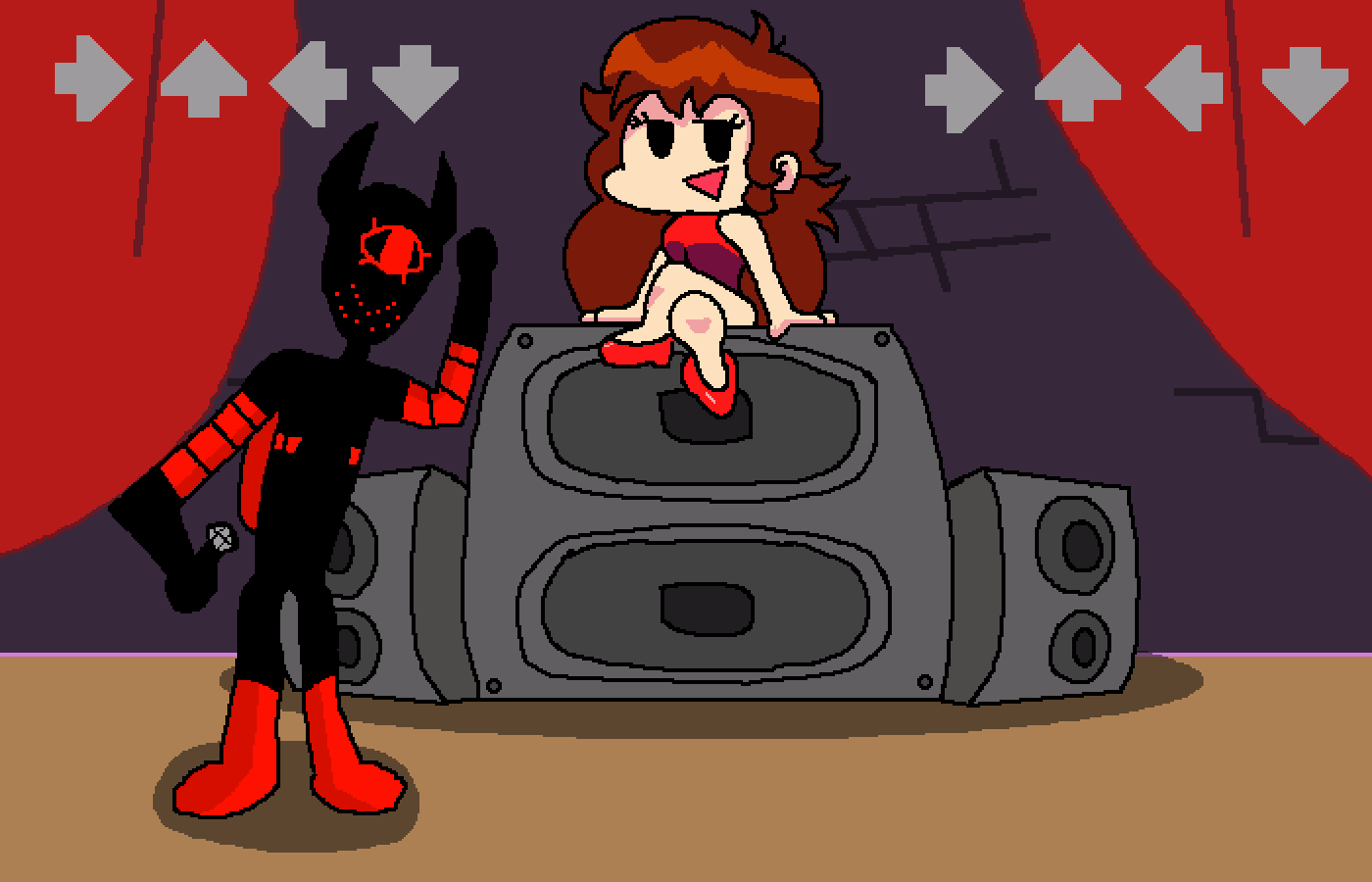 Pixilart - FNF corrupted BedCrab mod by DJ20Jaws