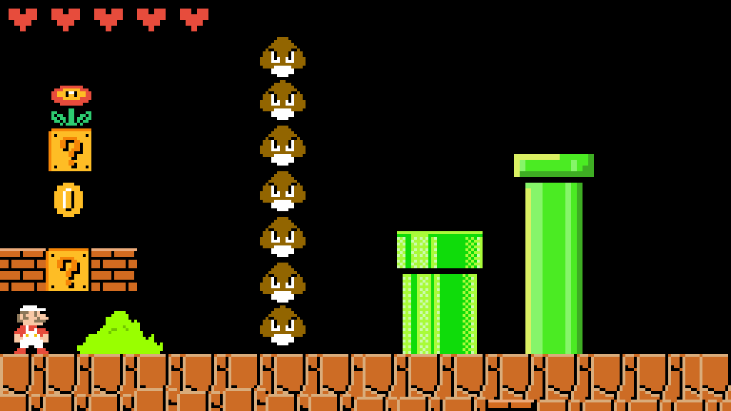 Pixilart - Night mario level by ILoveBNHA