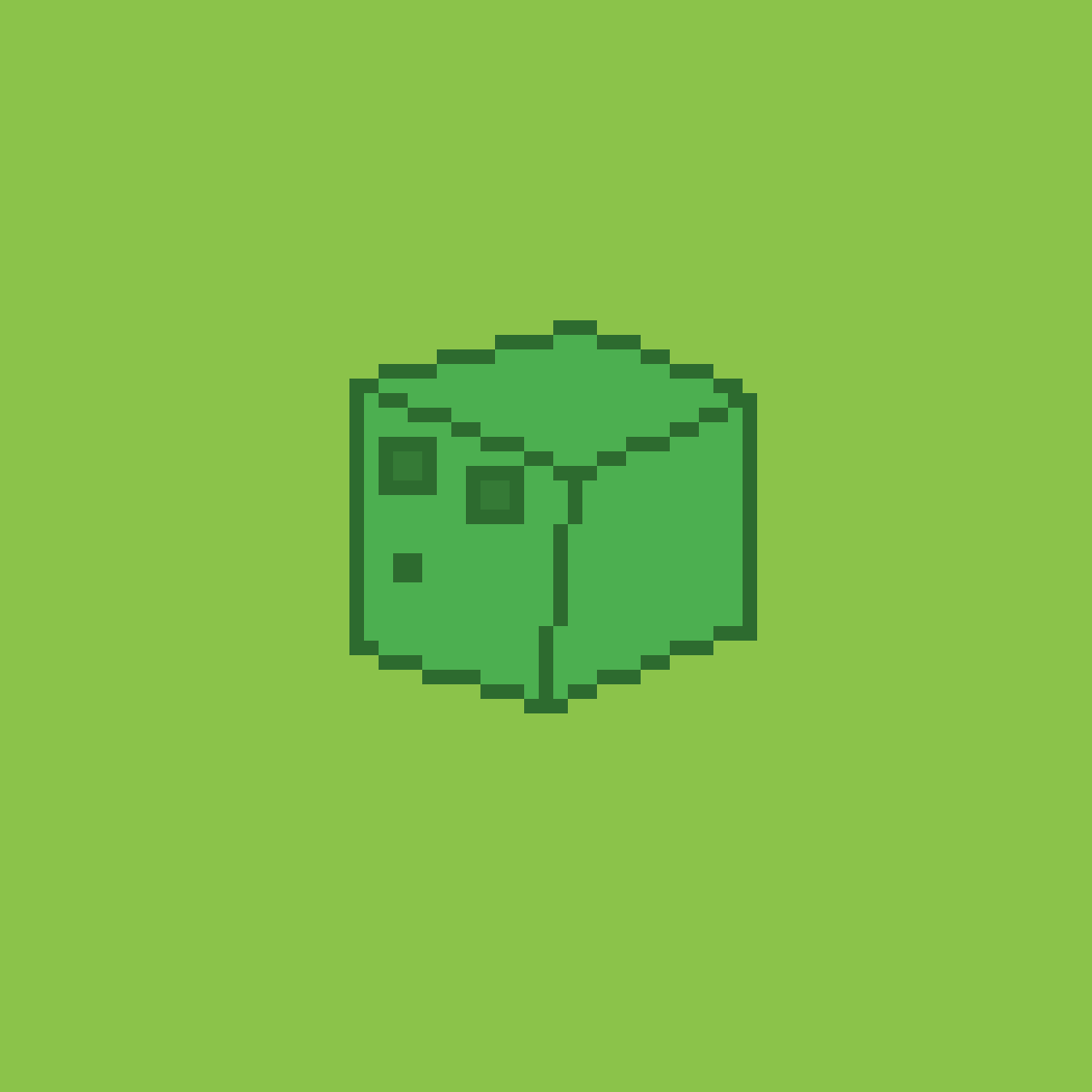 Pixilart - Minecraft slime by TheCheese-Lord6
