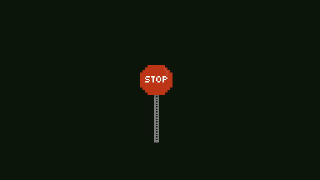 Pixilart - Simple Stop Sign by Simple-Pixel