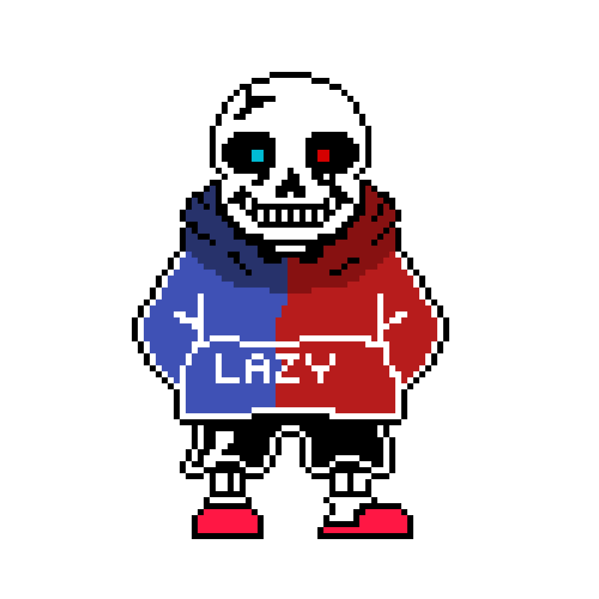 Pixilart - powerlazytale sans by DaveTES07
