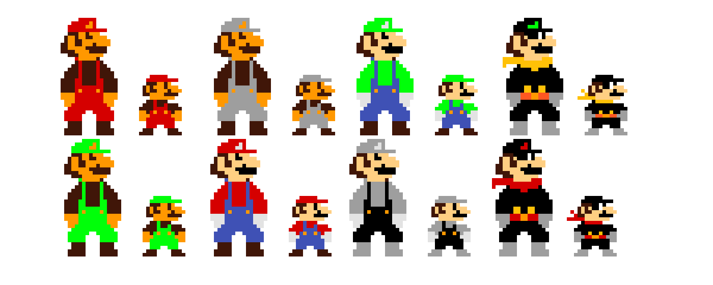 Pixilart - Mario 1 Style Sprites by Makkusu