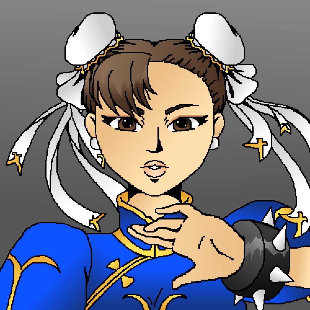 Pixilart - Chun-Li by Nintendork