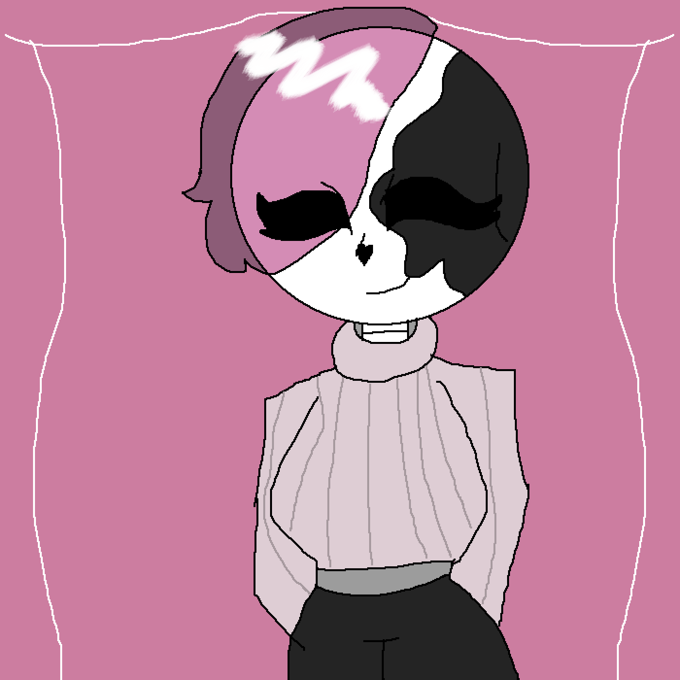 Pixilart - my skeleton oc by MR-BLU3