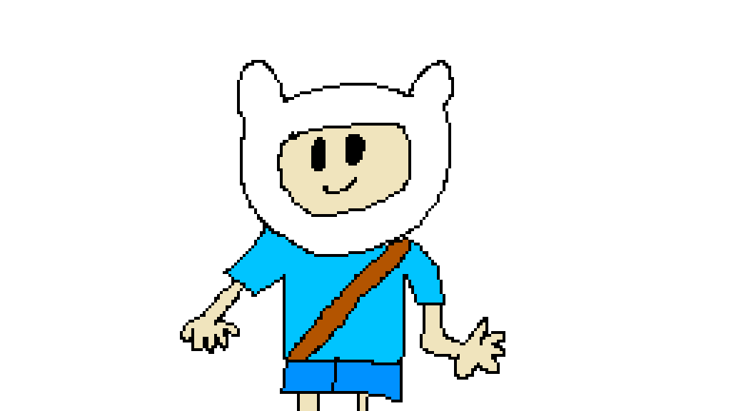 Editing finn from adventure time - Free online pixel art drawing tool ...