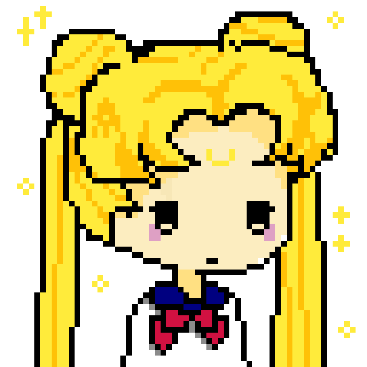 Edición sailor moon chibi - Herramienta gratuita de dibujo en línea de ...