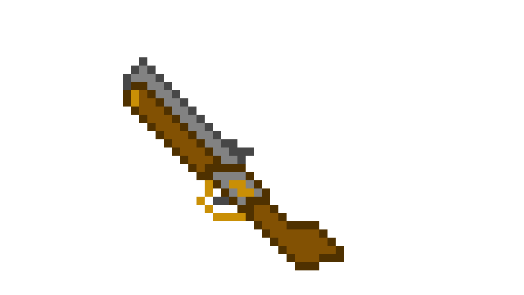 Pixilart - Minecraft Blunderbuss by Robbie-Isaac