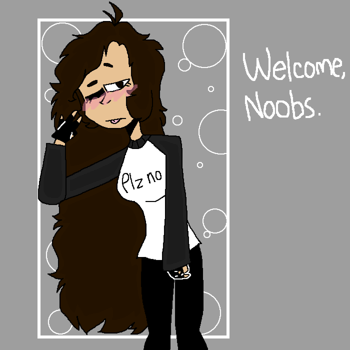 Pixilart - Welcome, Noobs. by lem0nshark