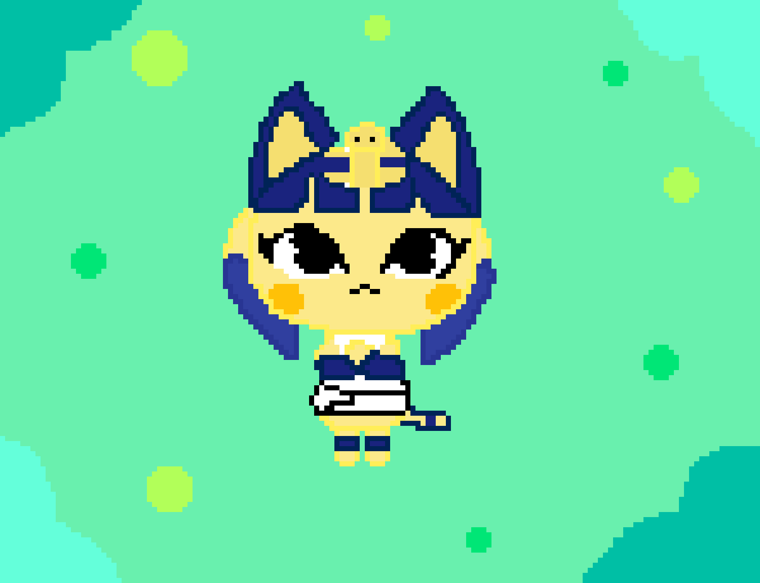 Pixilart - Ankha by CrimsonMatcha