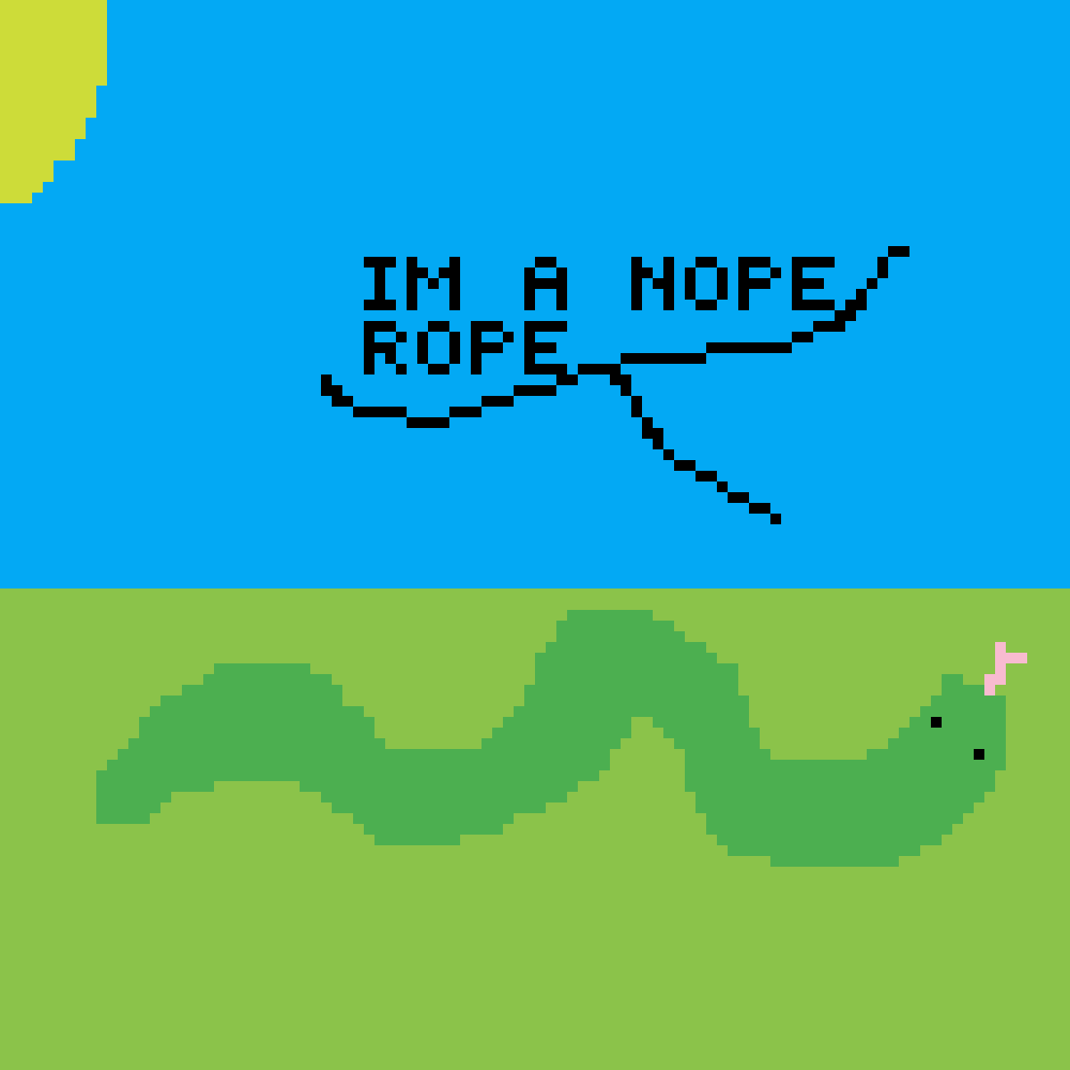 Pixilart - im a nope rope by Pizzarolls