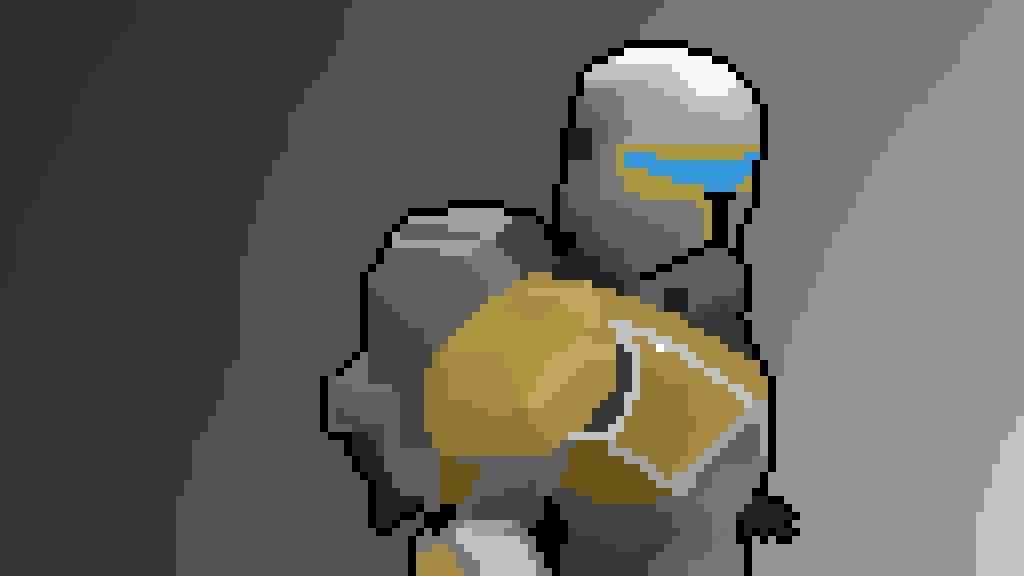 Pixilart - Star Wars - Clone Commando by Pixil-Artist