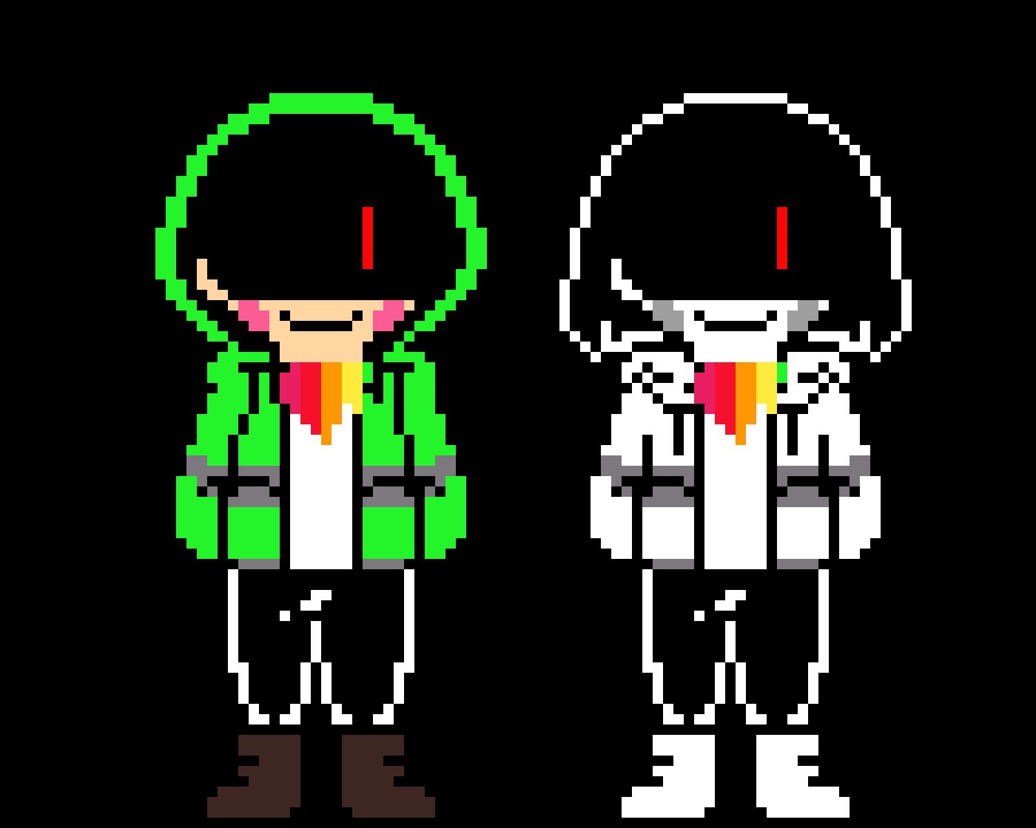Pixilart - Storyshift Chara bad time by TSDarkmatter