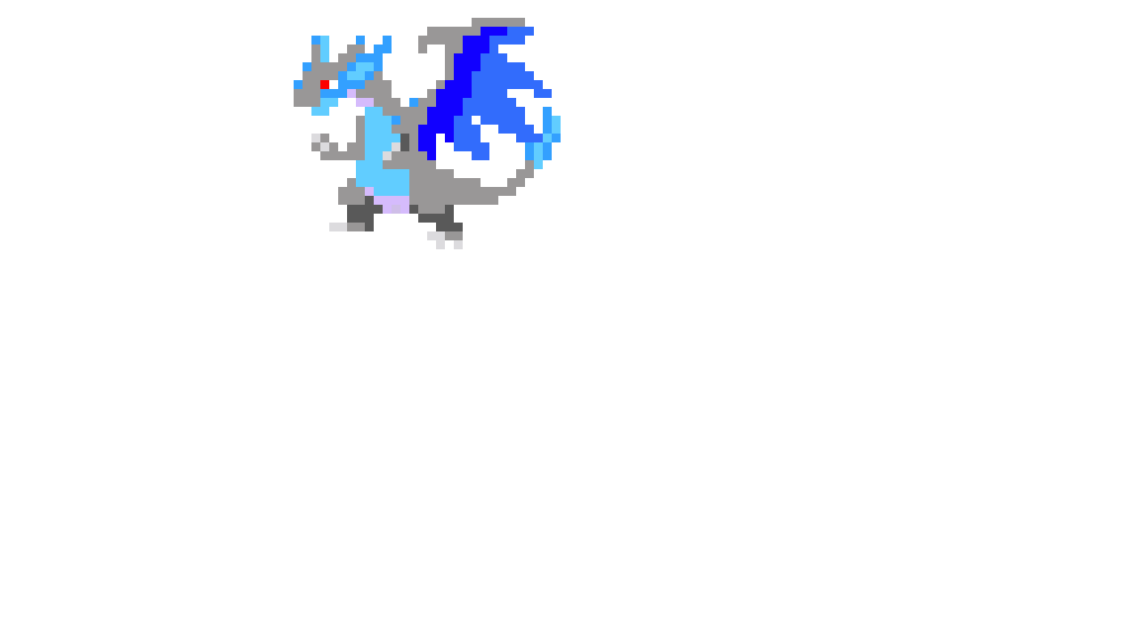 Editing Small Charizard X - Free online pixel art drawing tool - Pixilart