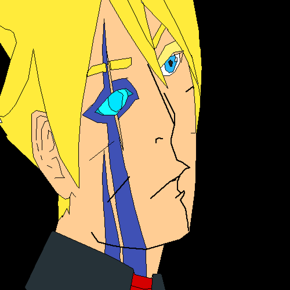 Editing boruto - Free online pixel art drawing tool - Pixilart