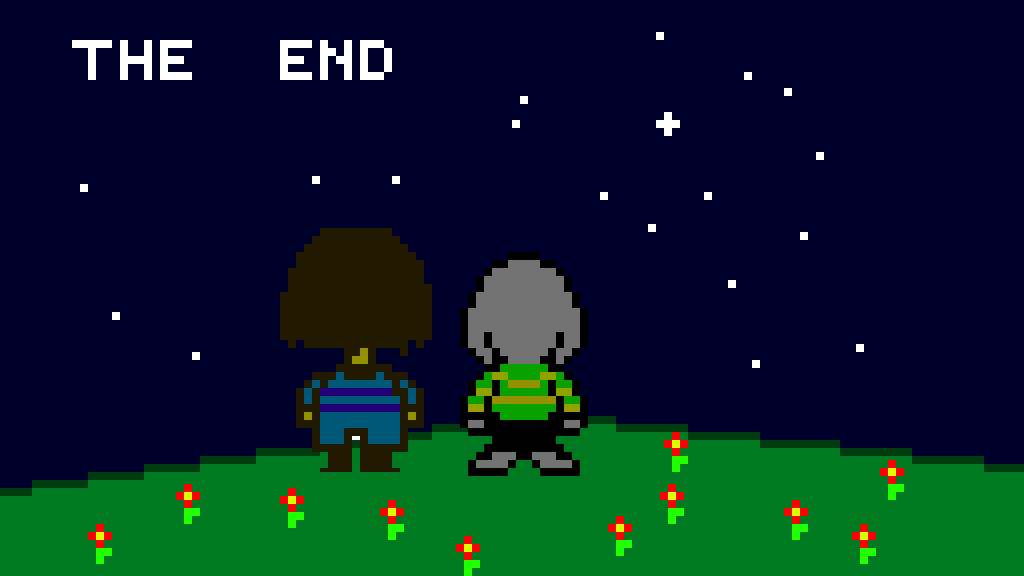 Pixilart - Undertale Ending (My Version) by TacitYapper9