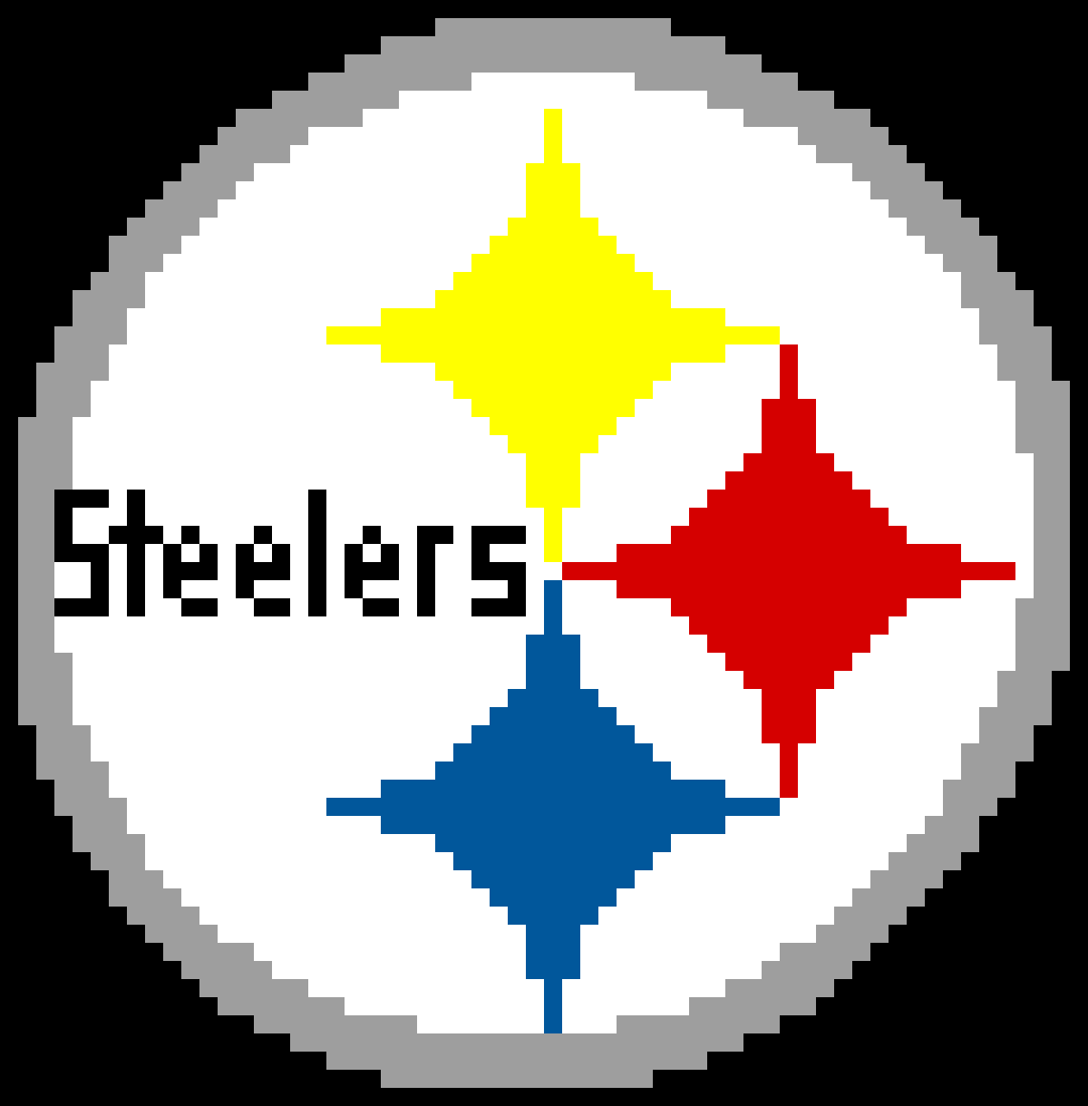 Pixilart - Steelers Logo by patricyan