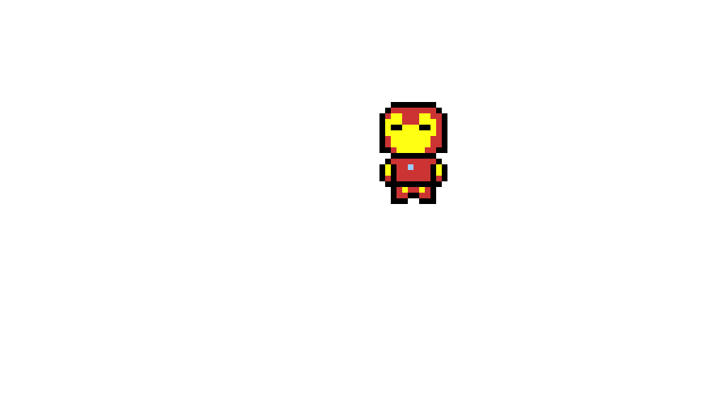 Editing iron man - Free online pixel art drawing tool - Pixilart