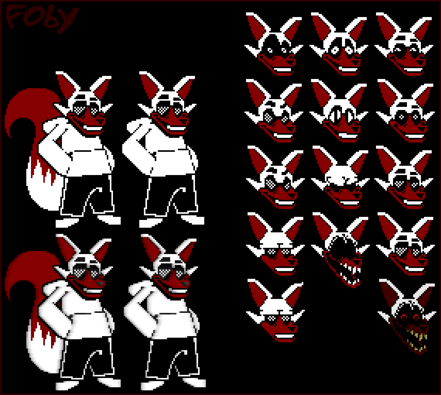 Pixilart - Foby sprite sheet 2 by Foby