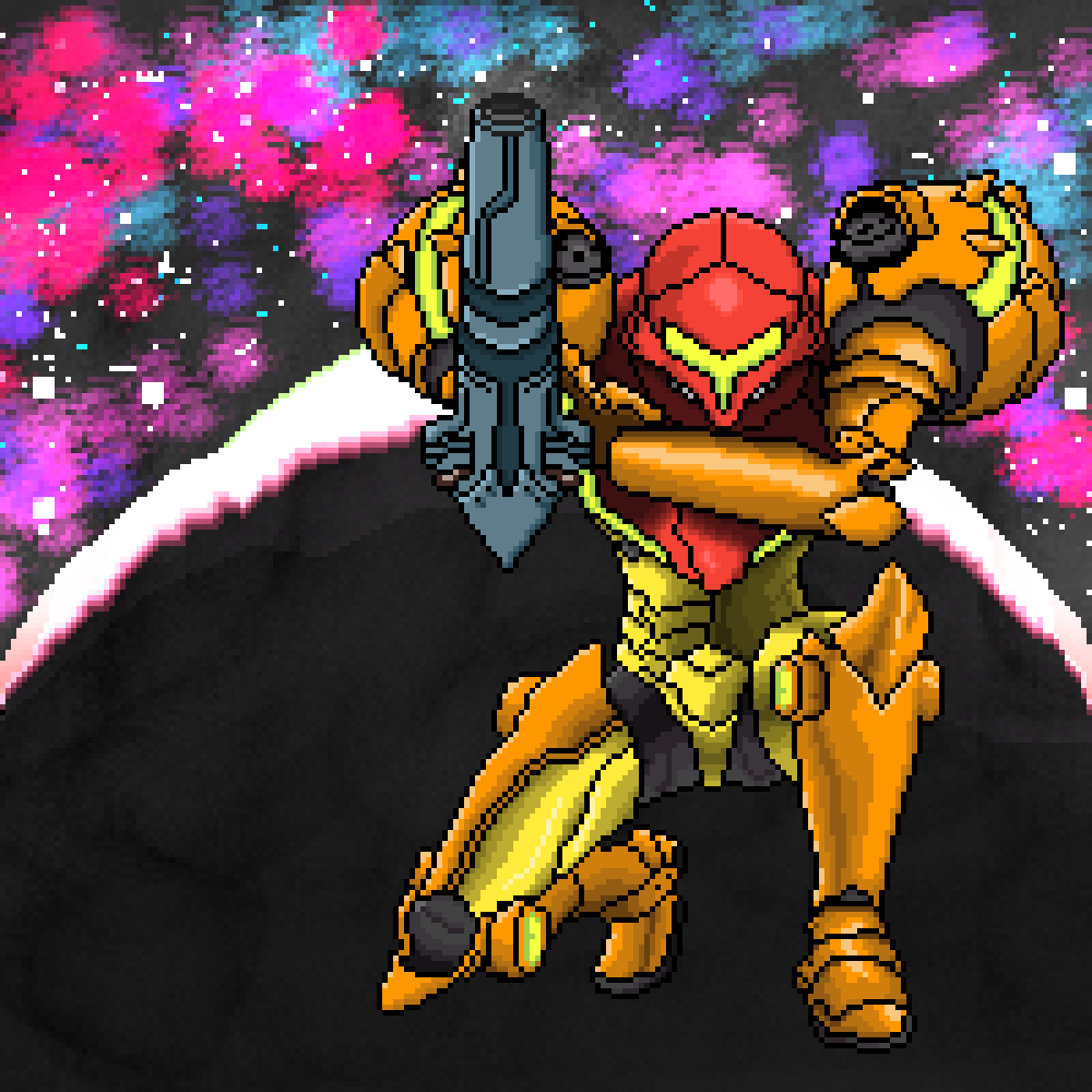 Pixilart - Samus Aran by welLHelloTHERE