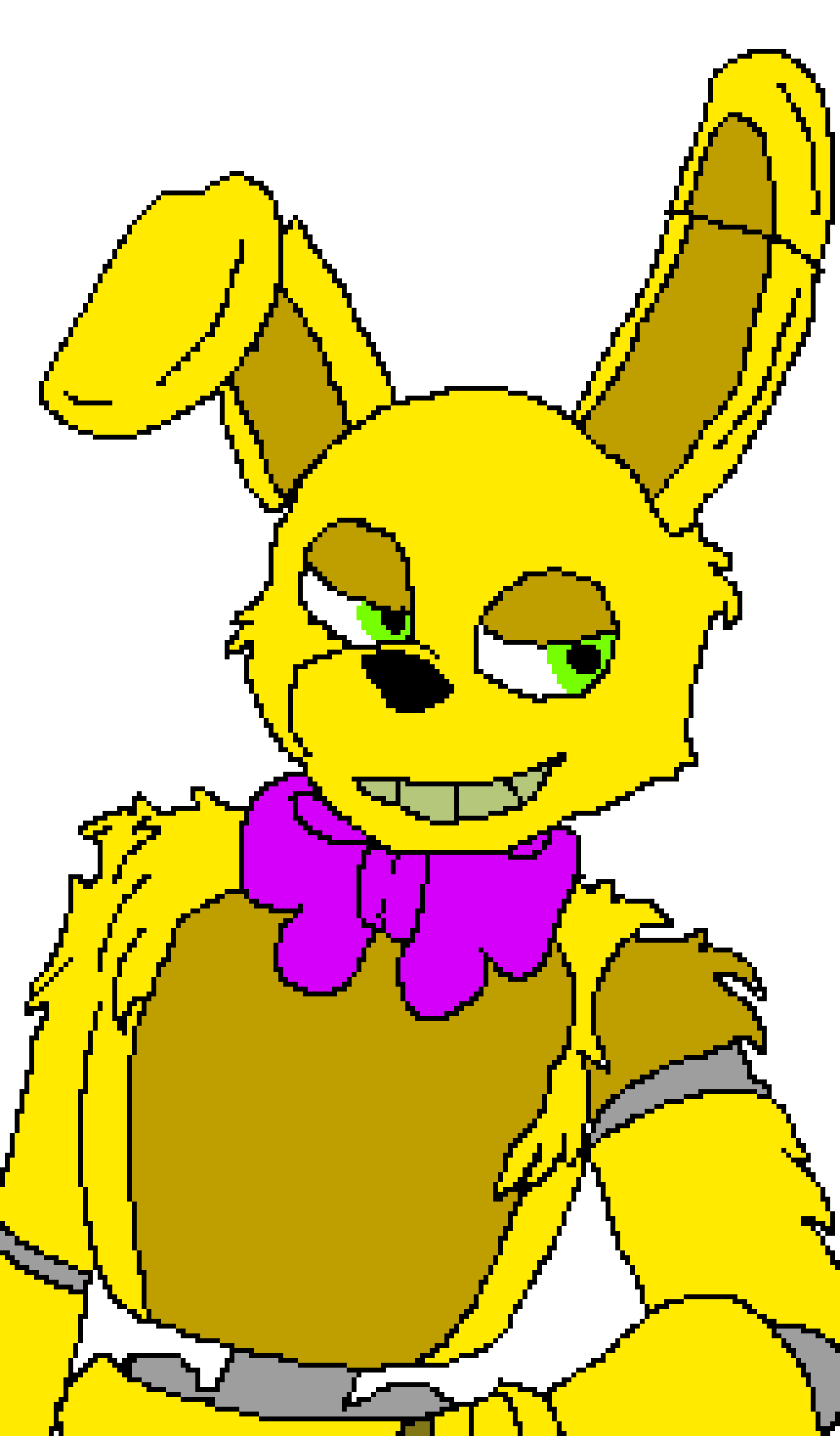 Editing Spring bonnie - Free online pixel art drawing tool - Pixilart