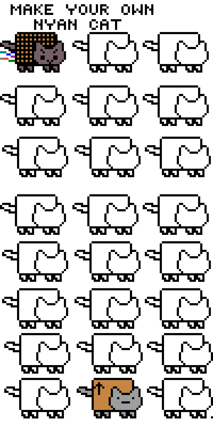 Editing Box Cat - Free online pixel art drawing tool - Pixilart