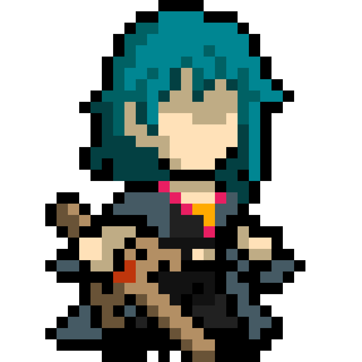 Pixilart - pixel byleth by grosnerd