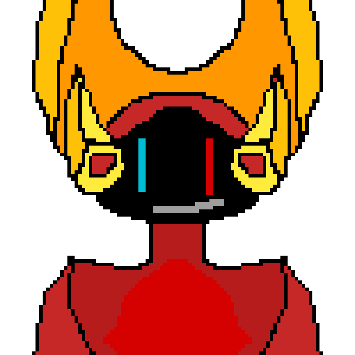 Editing protogen suit - Free online pixel art drawing tool - Pixilart