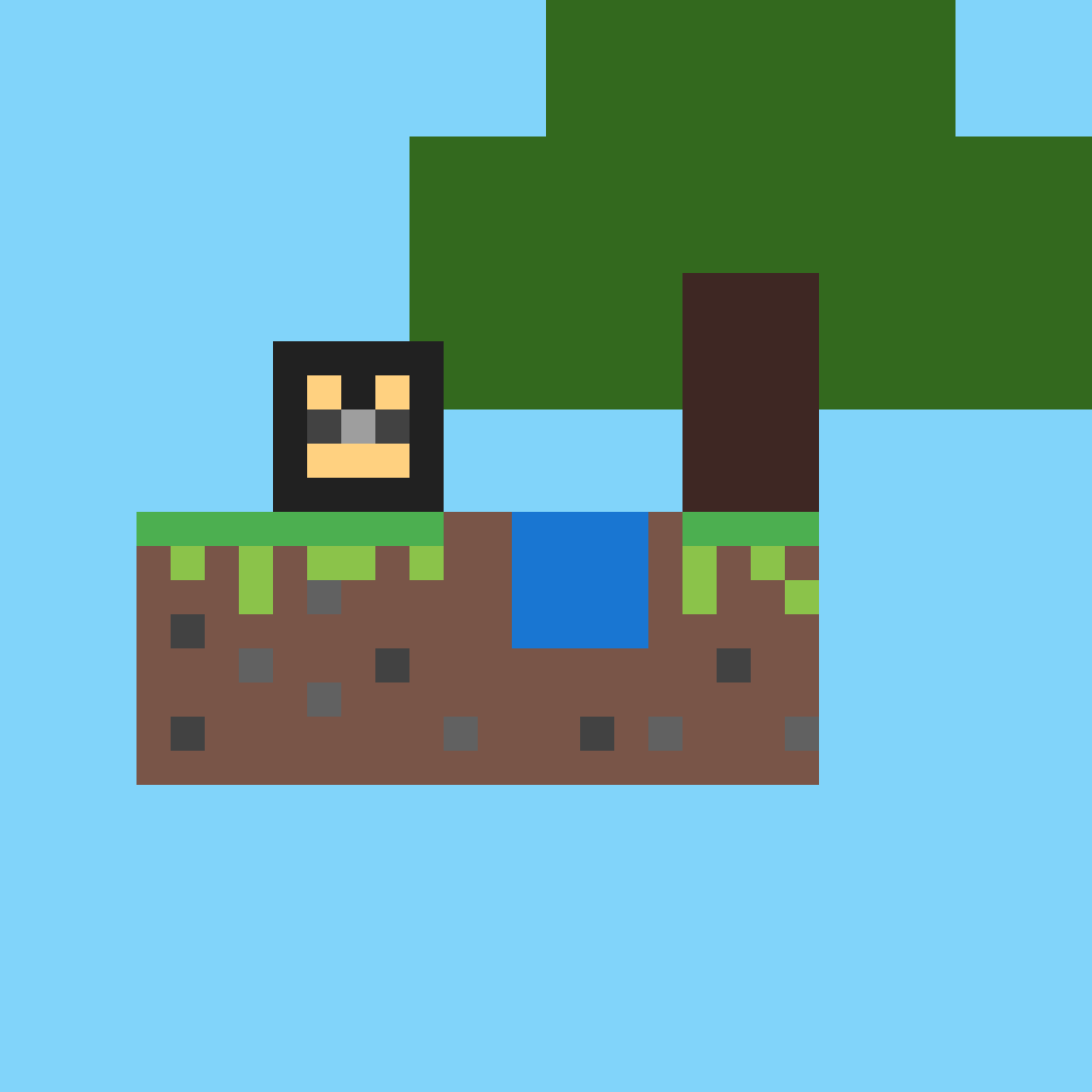 Pixilart - Skyblock by Awebud