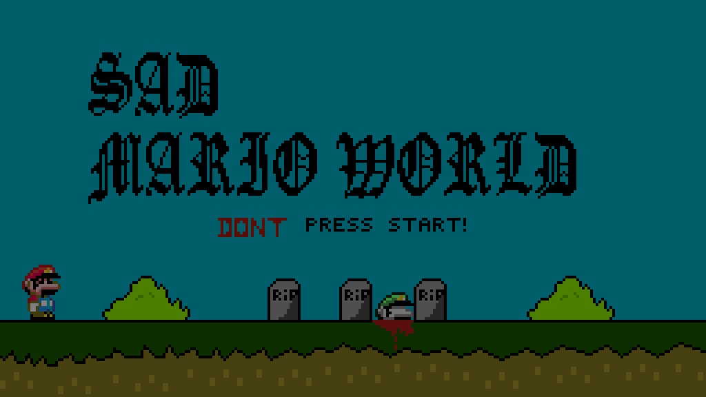 Pixilart - Sad Mario World by The-Mario-Guy