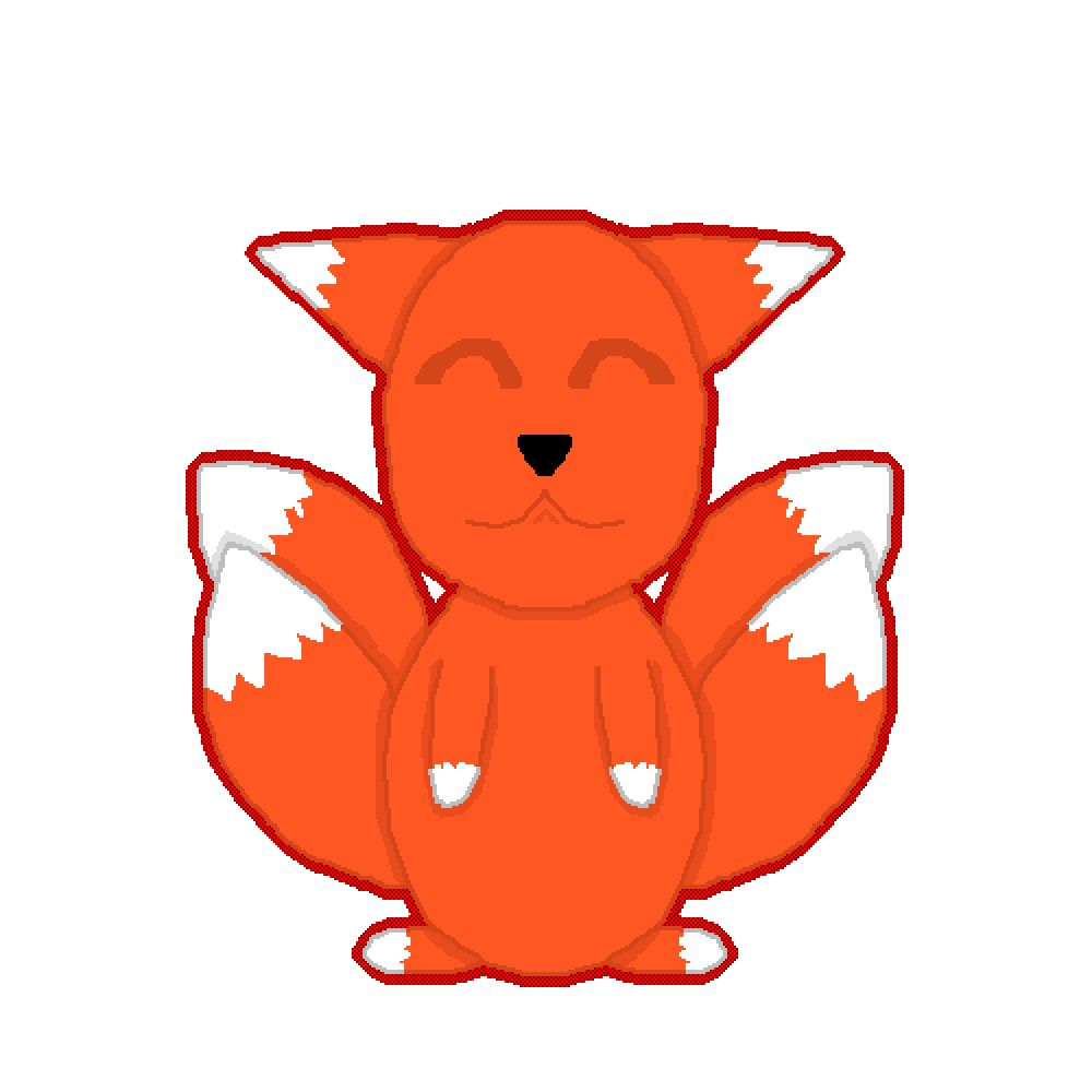 Pixilart - Rainbow Fox??? by Boozilla33