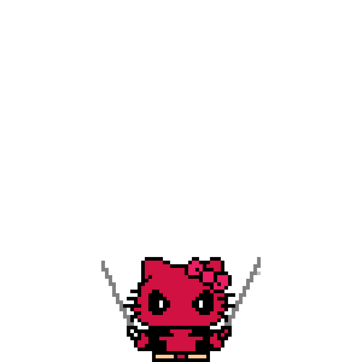 Pixilart - Deadpool Hello Kitty by GhostRaider17