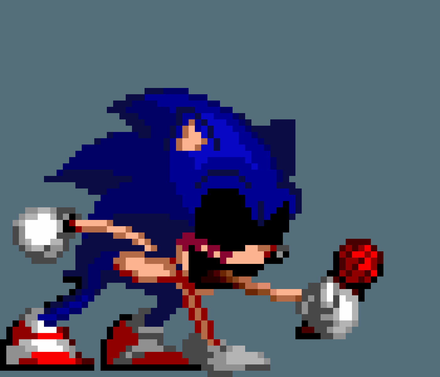 Pixilart - Sonic Pixel Down Too Slow by loming95