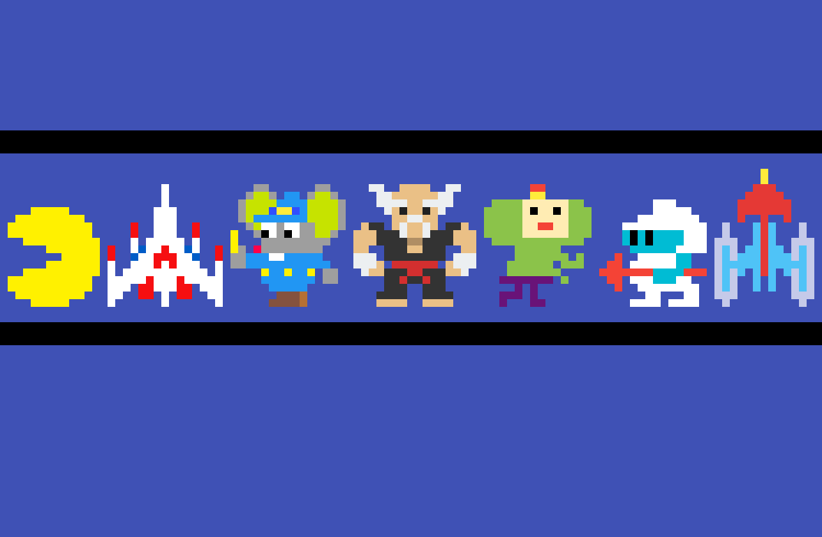 Pixilart - Namco Characters by Redbird007