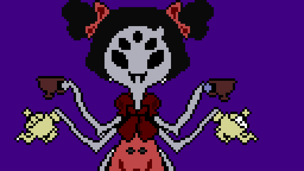 Pixilart - Muffet by ZeldaKing