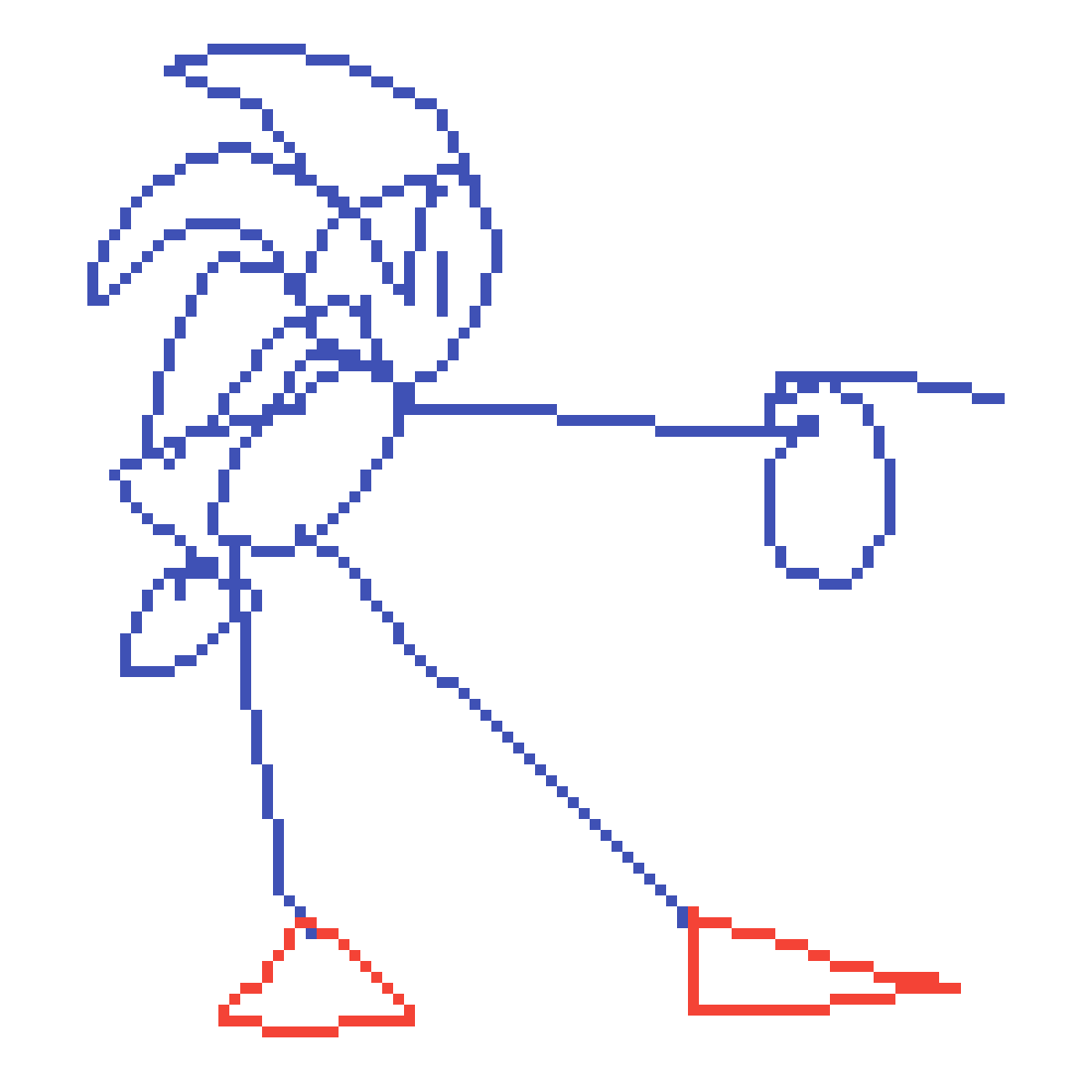 Pixilart - Sonic point finger by Camara