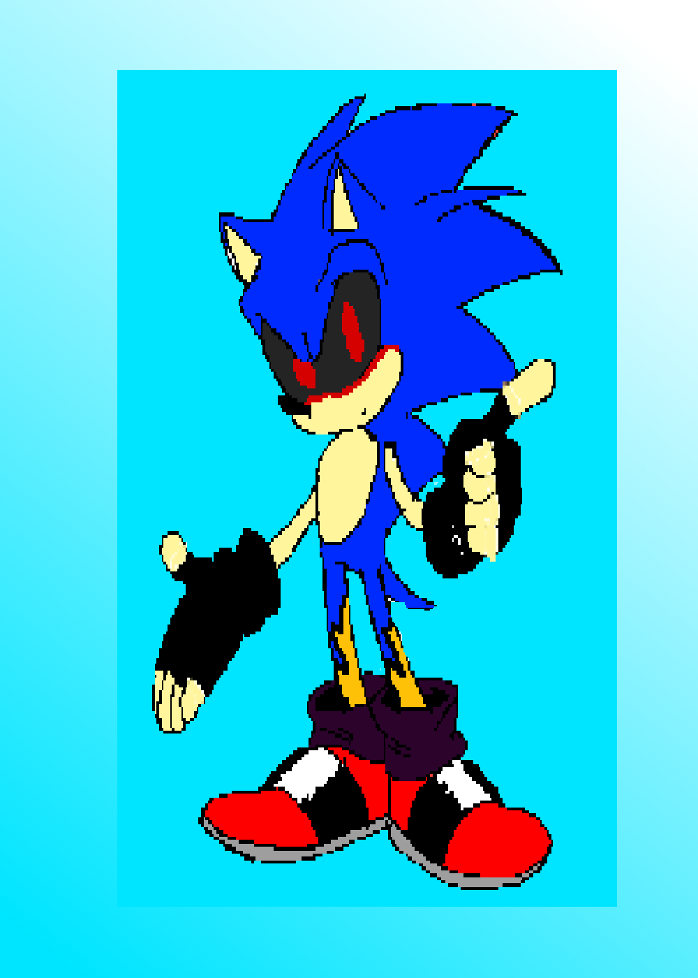 Pixilart - My sonic oc by Sonic-Gamer
