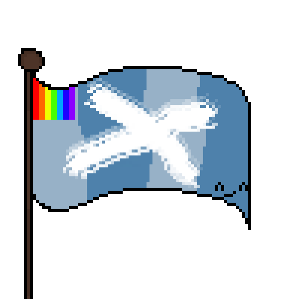 Pixilart - national weeb flag by LizzieIsBizzie