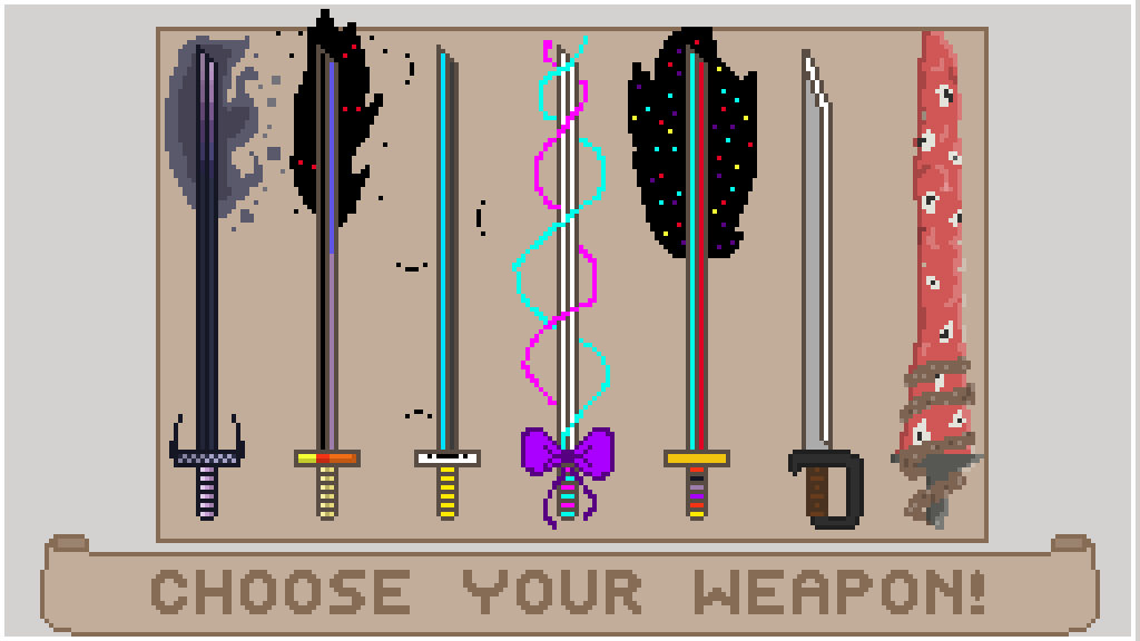Pixilart - choose your weapon by BattleChicken2