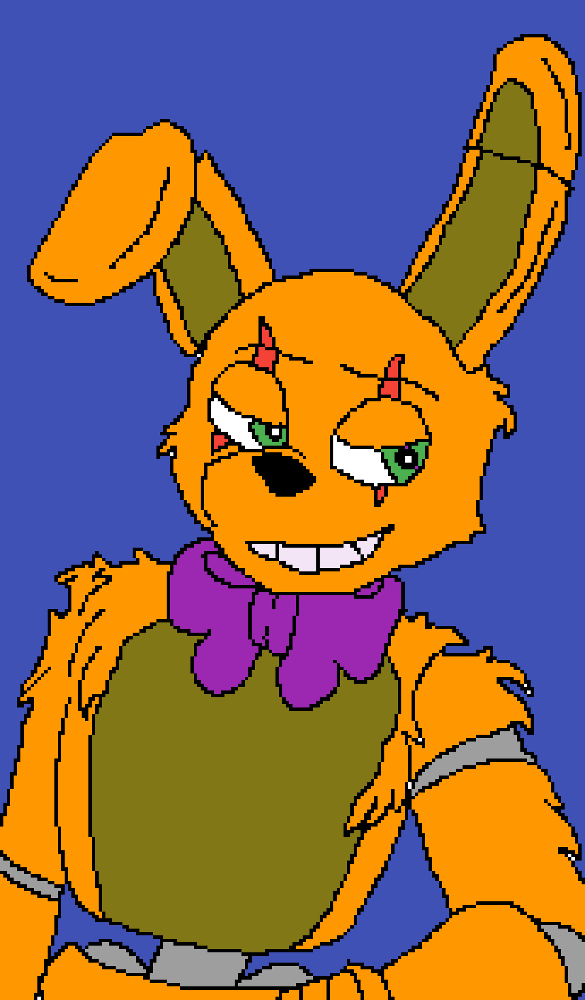 Editing spring bonnie - Free online pixel art drawing tool - Pixilart