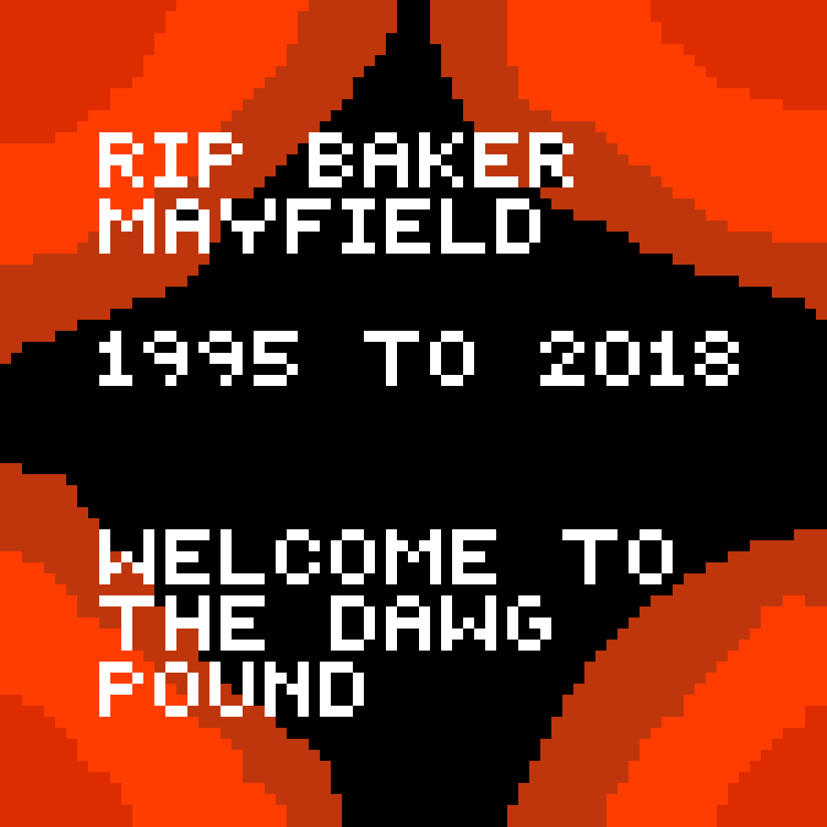 Pixilart - RIP Baker Mayfield by Psychic9