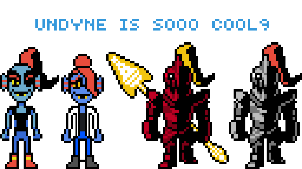 Pixilart - undyne is sooo cool by YAMV-Undertale