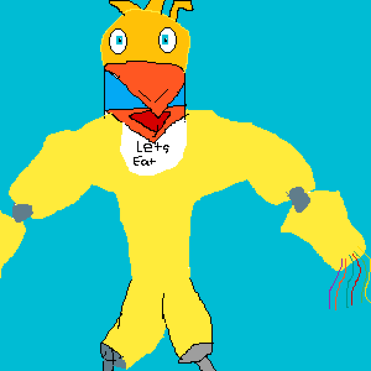 Shadow Withered Chica Fnaf I Combined Animatronics. Lolbit+shadow