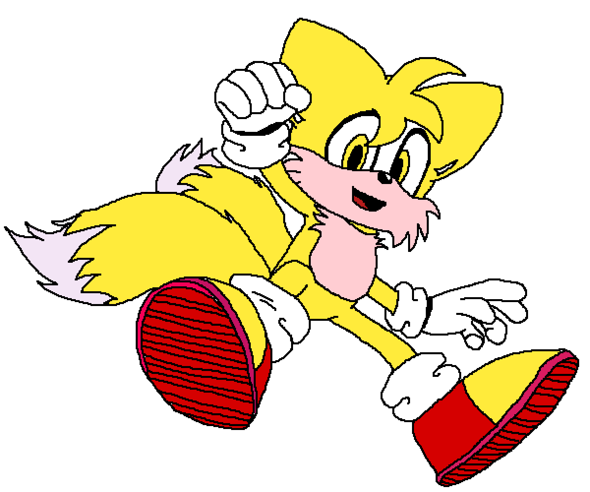 Editing tails the fox - Free online pixel art drawing tool - Pixilart