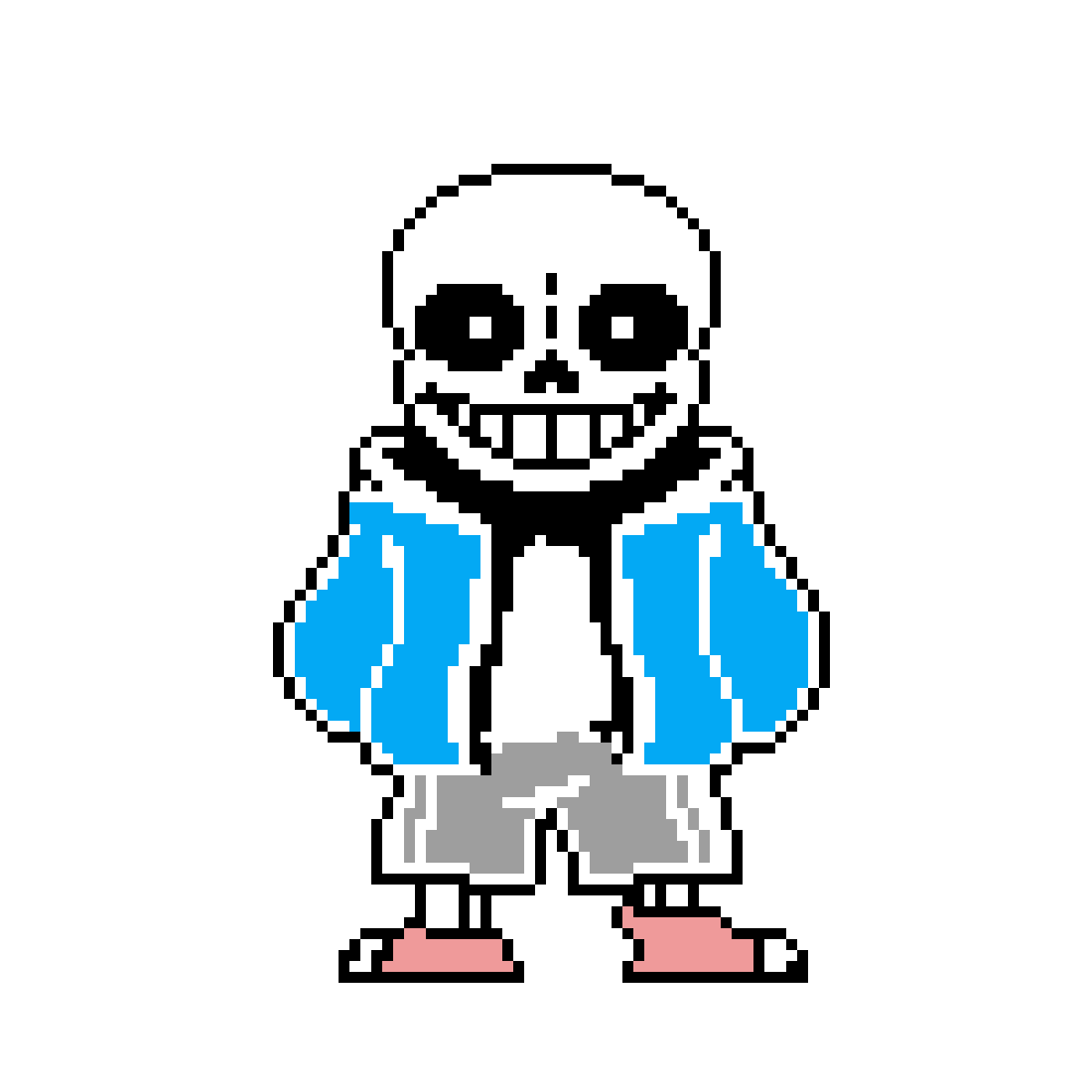 Pixilart - ooo custom sans sprite ya by 65keL
