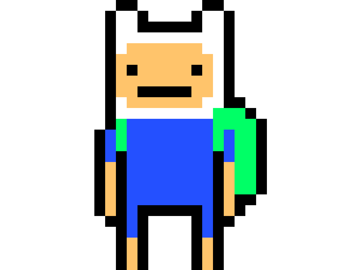 Editing Finn - Free online pixel art drawing tool - Pixilart