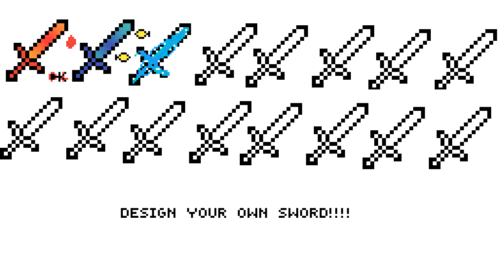 Editing Design your own sword - Free online pixel art drawing tool ...